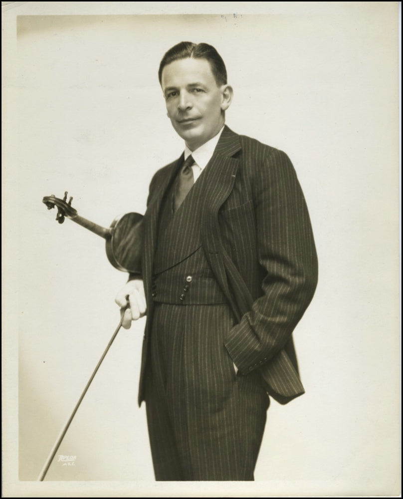 Spalding, Albert. (1888-1953) Original Photographs – Schubertiade Music ...