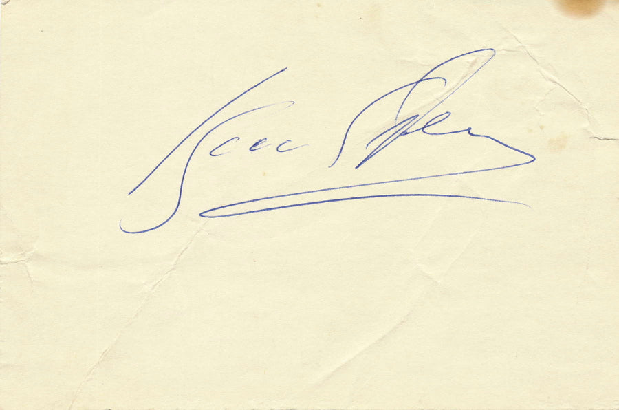 Stern, Isaac. (1920–2001) Autograph Signature – Schubertiade Music and Arts