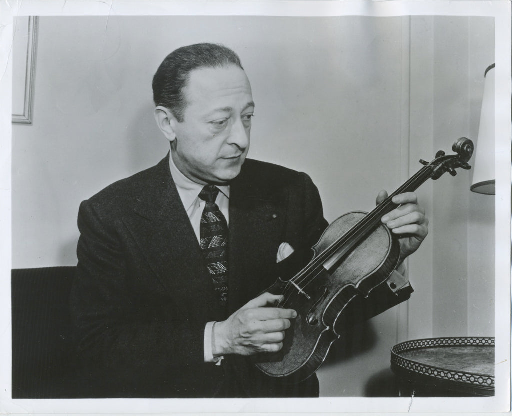 [Stradivarius] [Heifetz, Jascha. (1901–1987)] Original Photograph with ...
