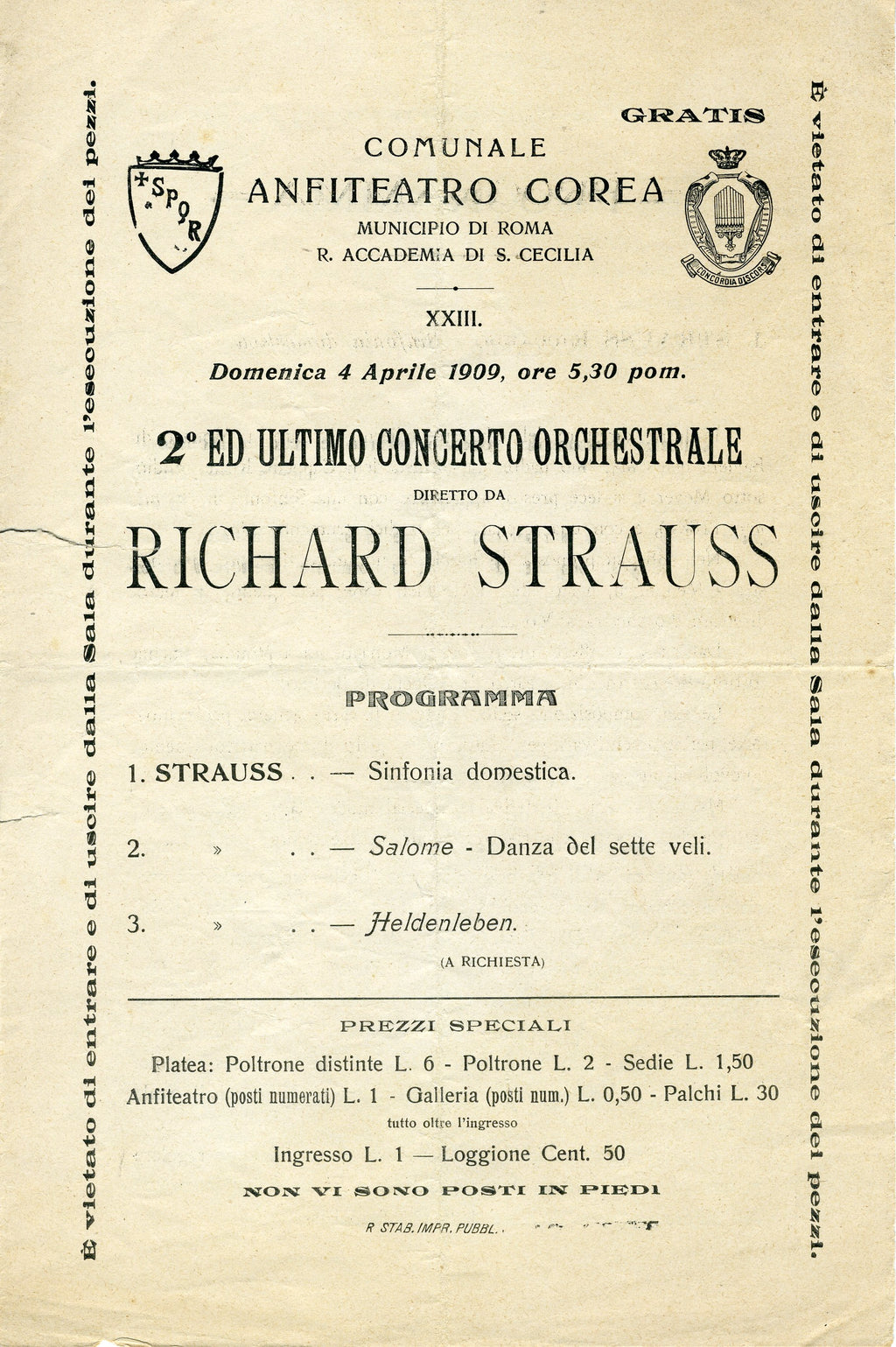 [Strauss, Richard. (1864–1949)] [Mengelberg, Willem. (1871–1951)] [Sch ...