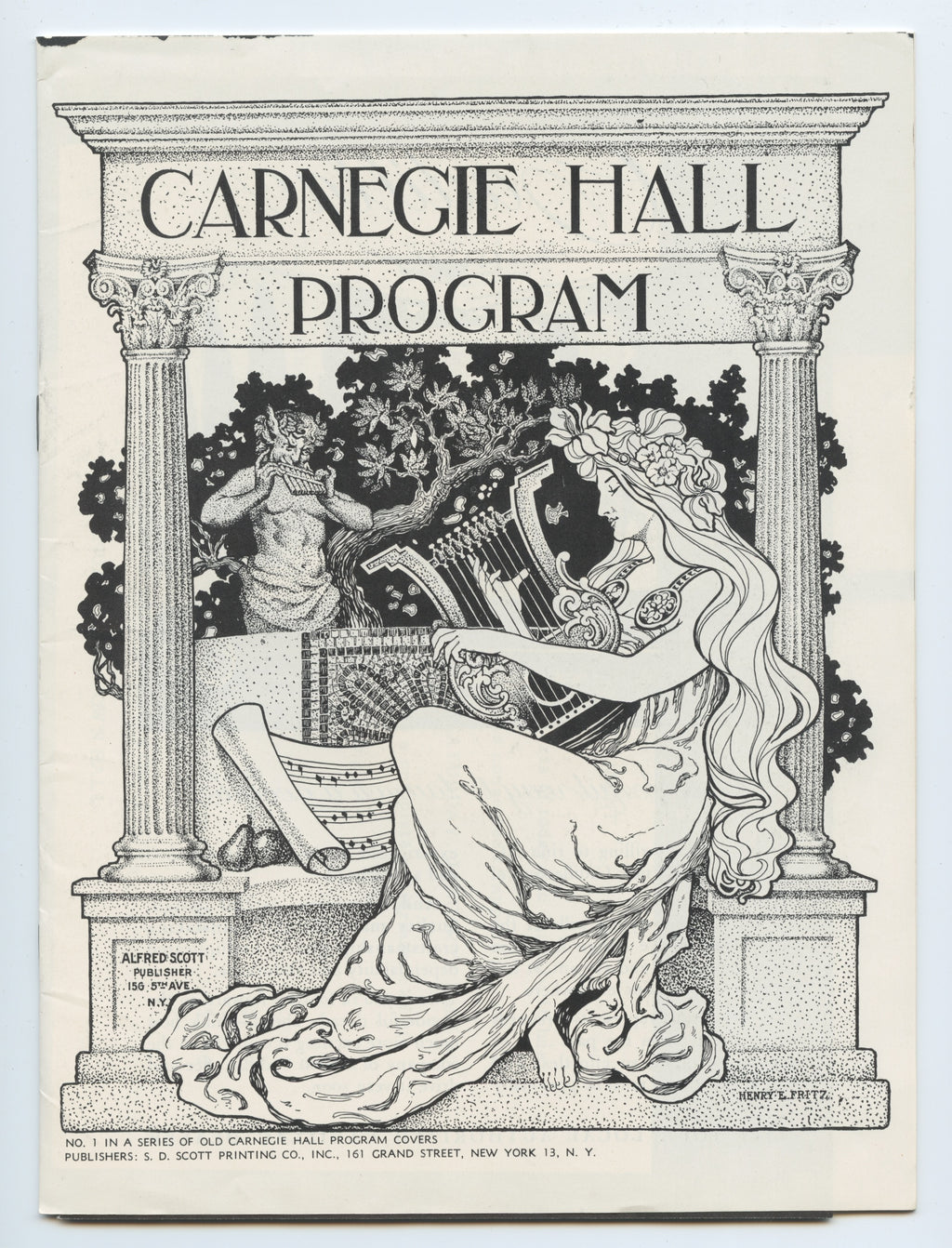 Stravinsky, Igor. (1882–1971) 1960 Carnegie Hall Program – Schubertiade ...