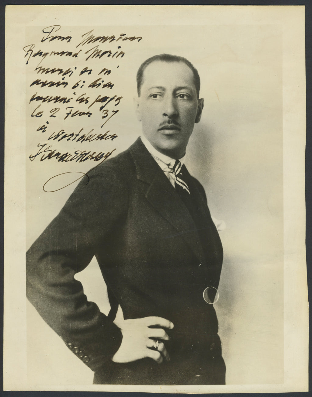 Stravinsky, Igor. (1882–1971) Signed Photograph – Schubertiade Music ...