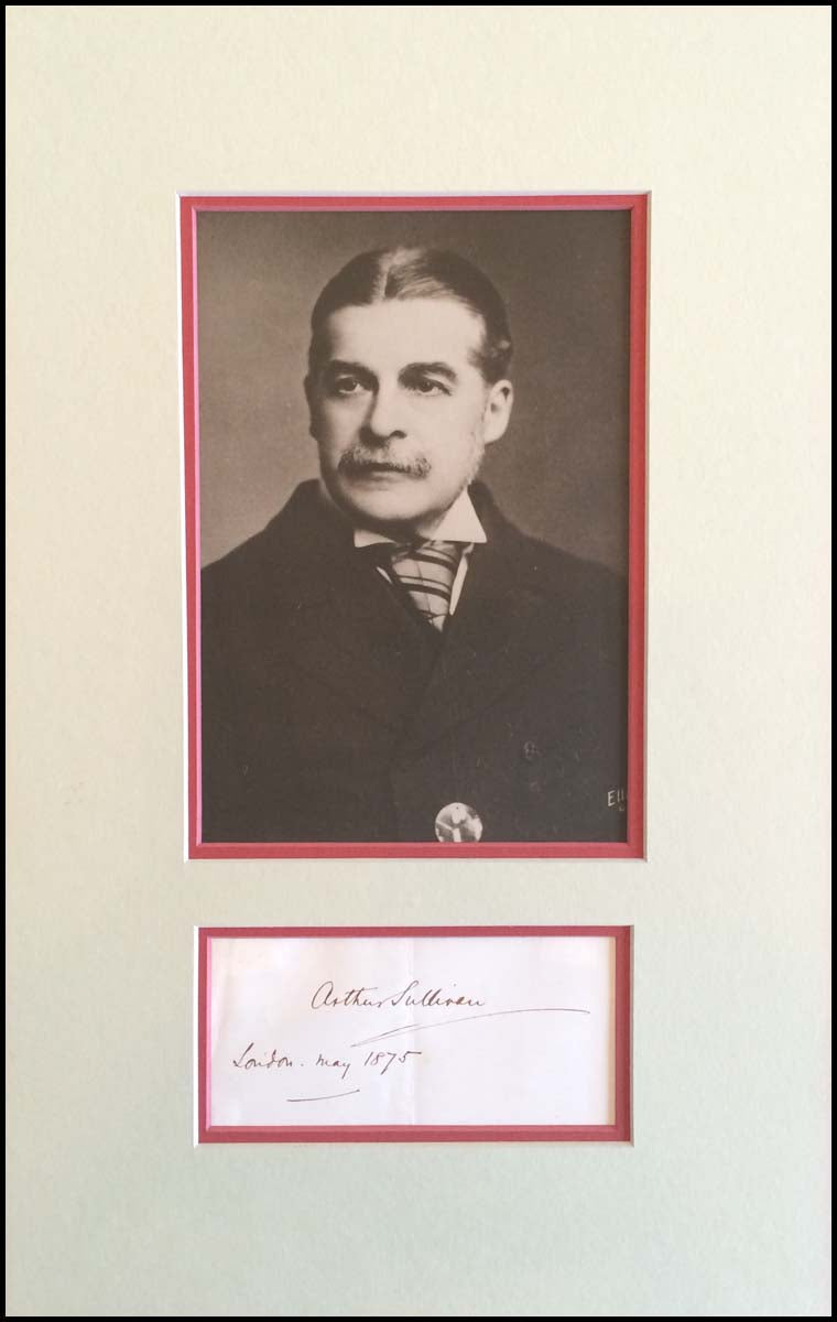 [Gilbert, W.S. (1836-1911) & Sullivan, Arthur. (1842-1900)] Sullivan ...