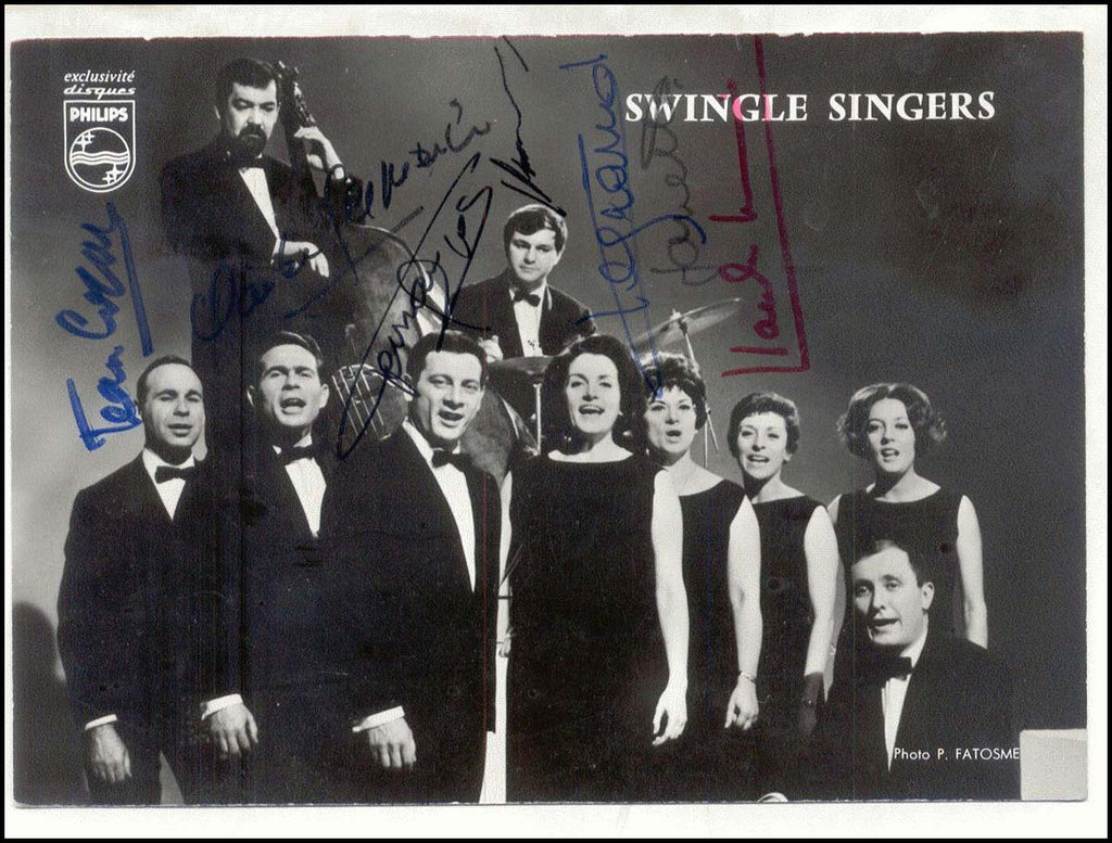 Swingle Singers (1962 - ) Signed Photograph – Schubertiade Music and Arts