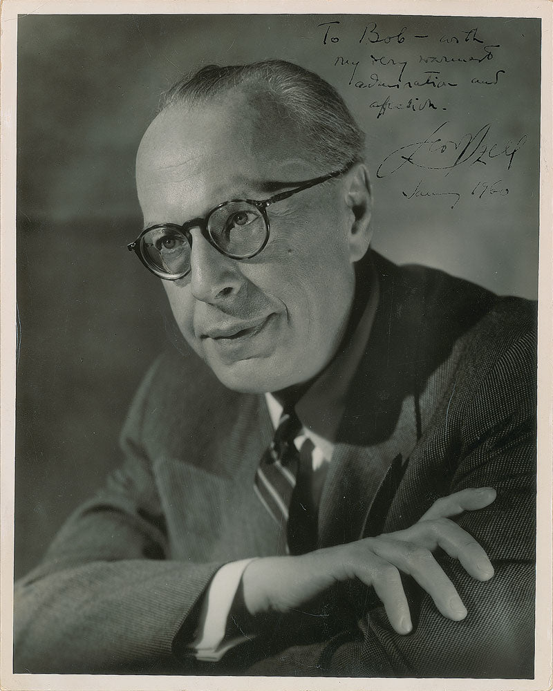 Szell, George. (1897–1970) Signed Photograph – Schubertiade Music and Arts
