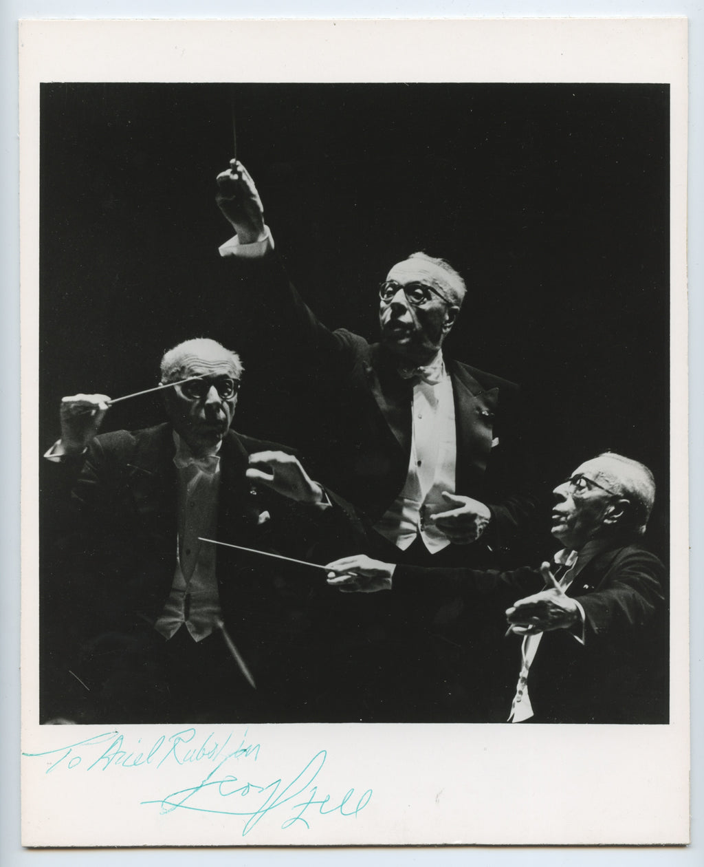 Szell, George. (1897–1970) Signed Photograph – Schubertiade Music and Arts