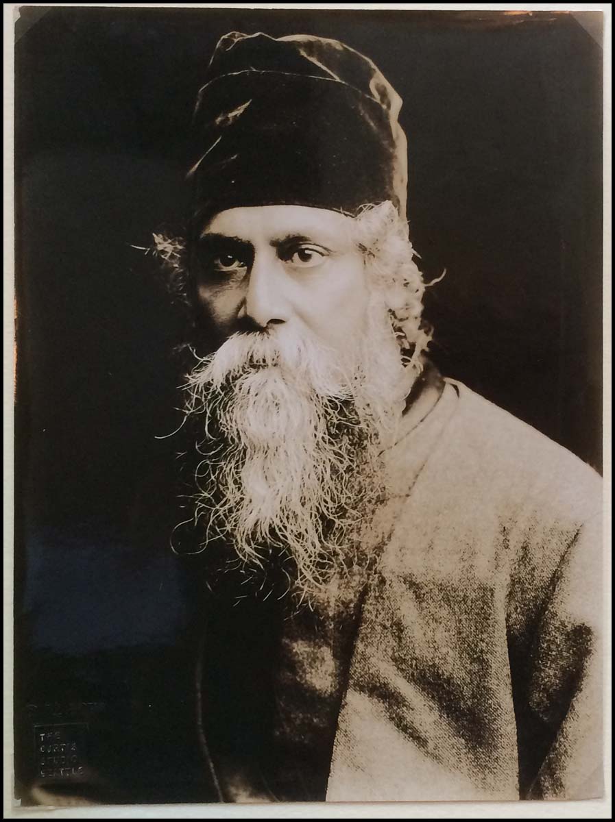 [Literature & Art] Tagore, Rabindranath. (1861 - 1941) Original Cu ...