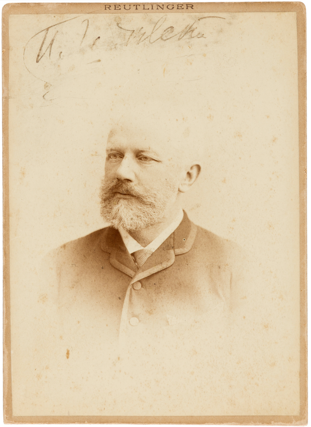 Tchaikovsky, Peter Ilyich. (1840–1893) Signed Photograph – Schubertiade ...