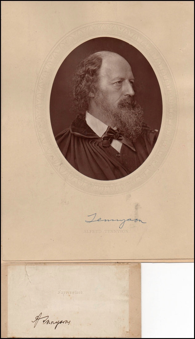 [Literature] Tennyson, Alfred Lord. (1809 - 1892) Autograph Signature ...