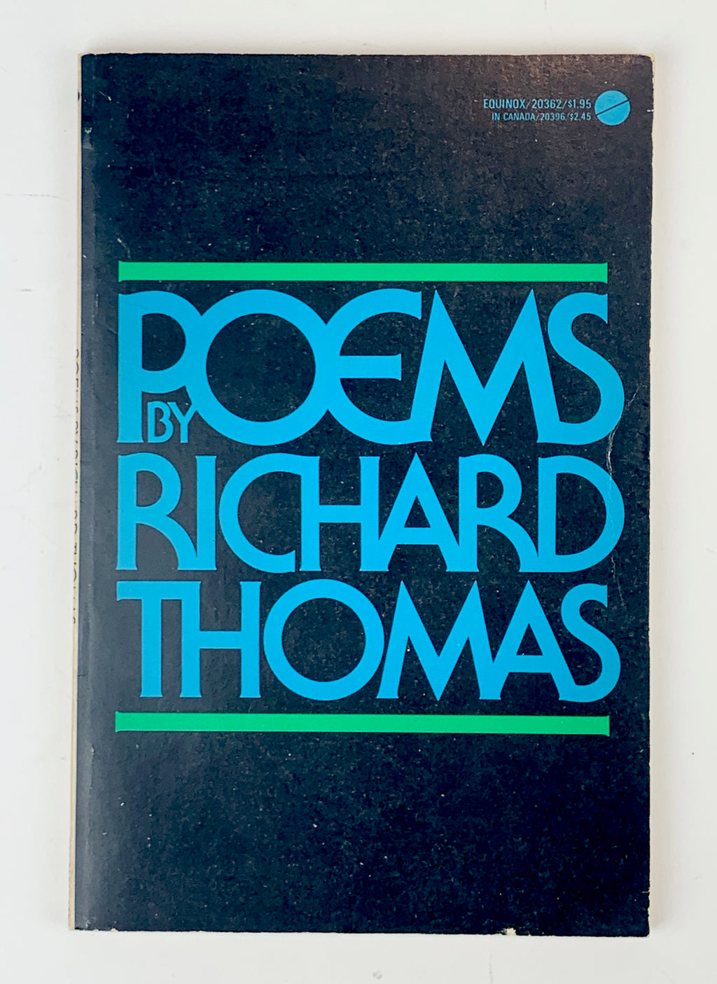 [The Waltons] Thomas, Richard. (b. 1951) "Poems by Richard Thomas" - S ...