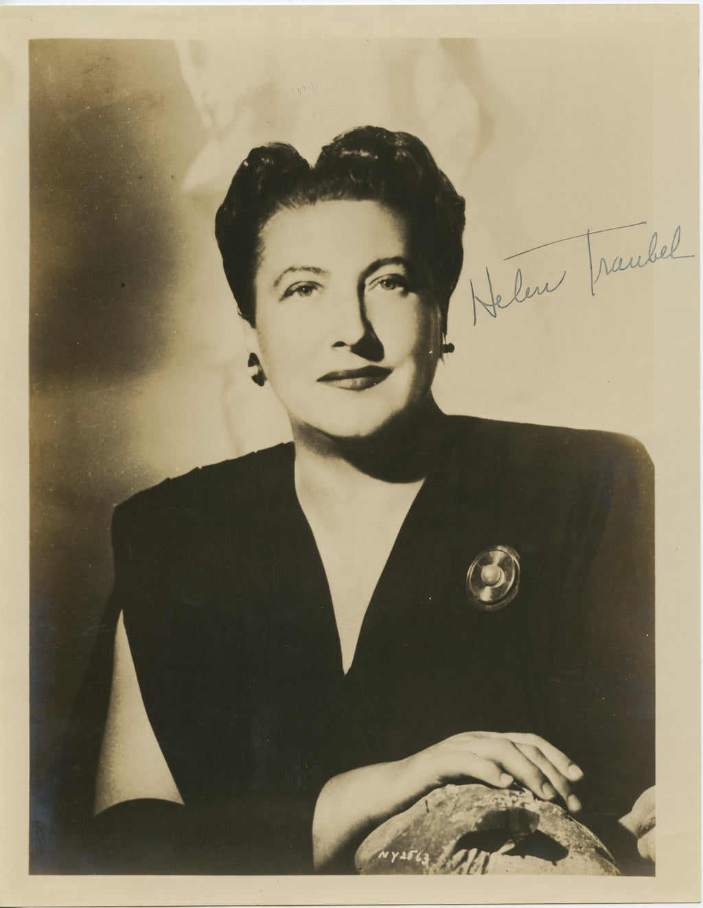 Traubel, Helen. (1899–1972) Signed Photograph – Schubertiade Music and Arts