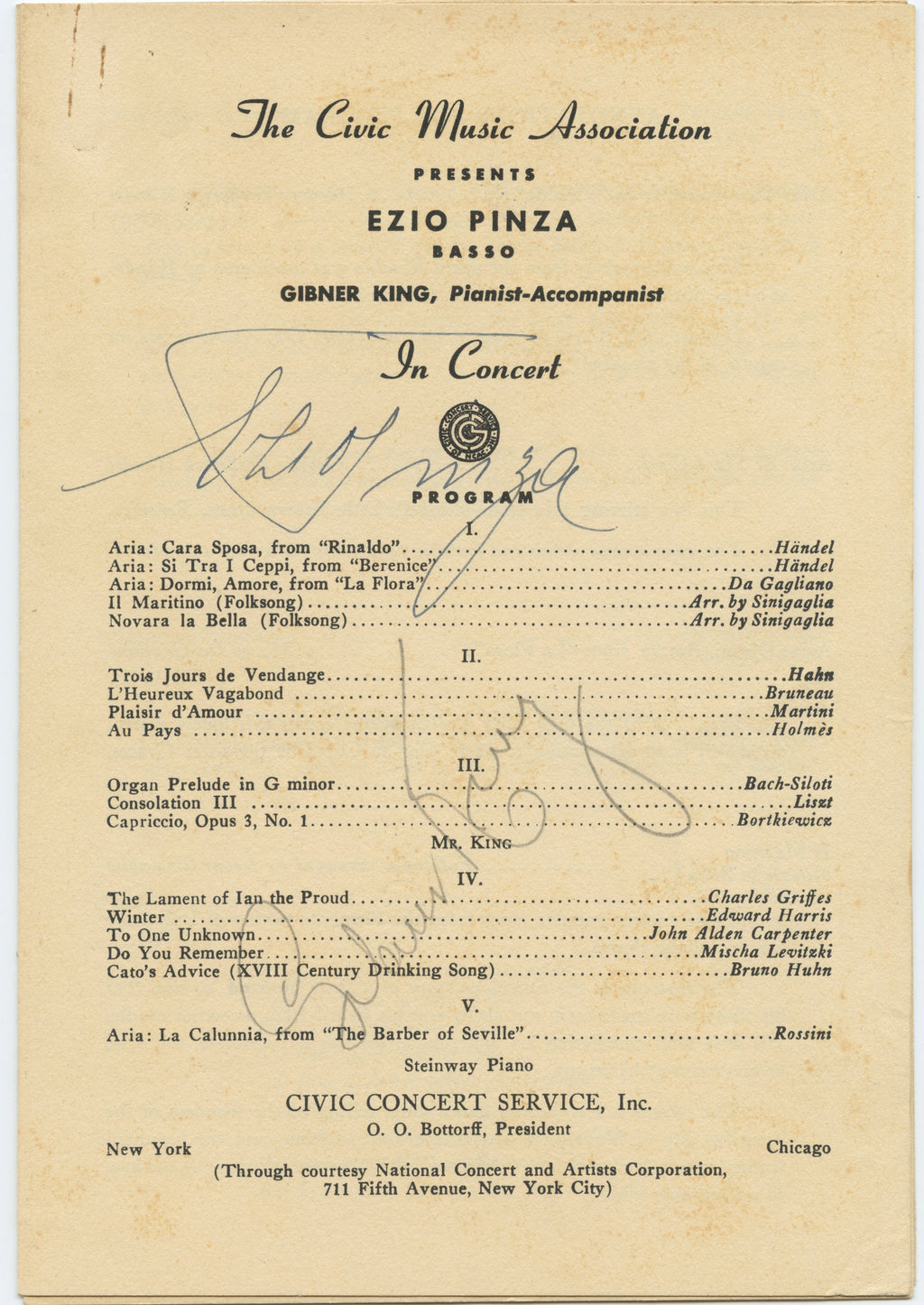 [OPERA] Traubel, Helen. (1899–1972) & Peerce, Jan. (1904–1984) & Pinza ...