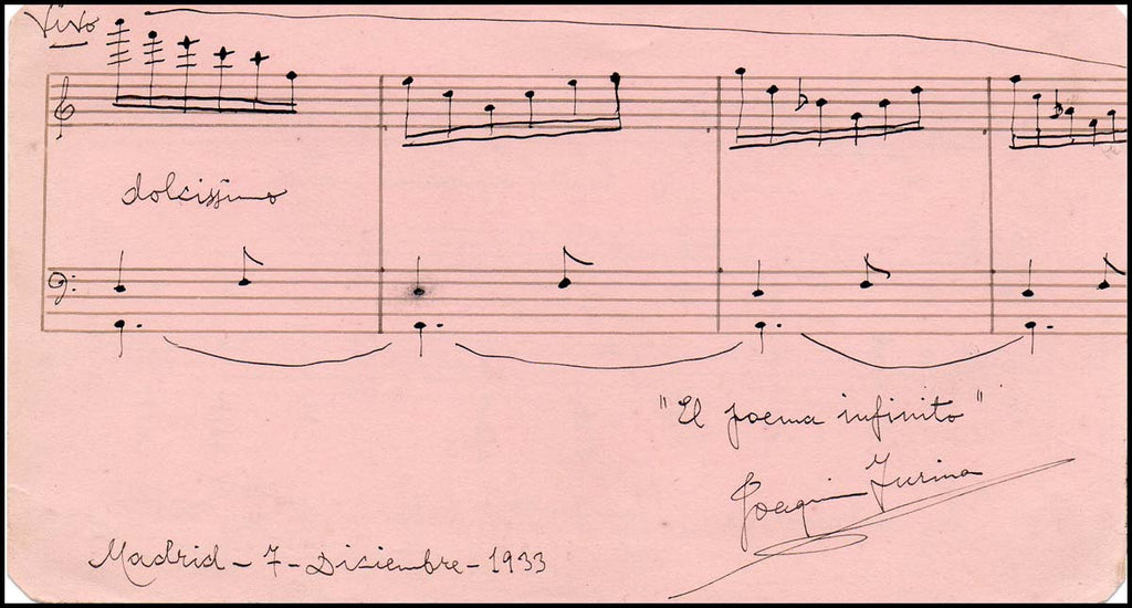 [20th Century Composer Musical Quotations] Turina, Joaquín. (1882 - 19 ...