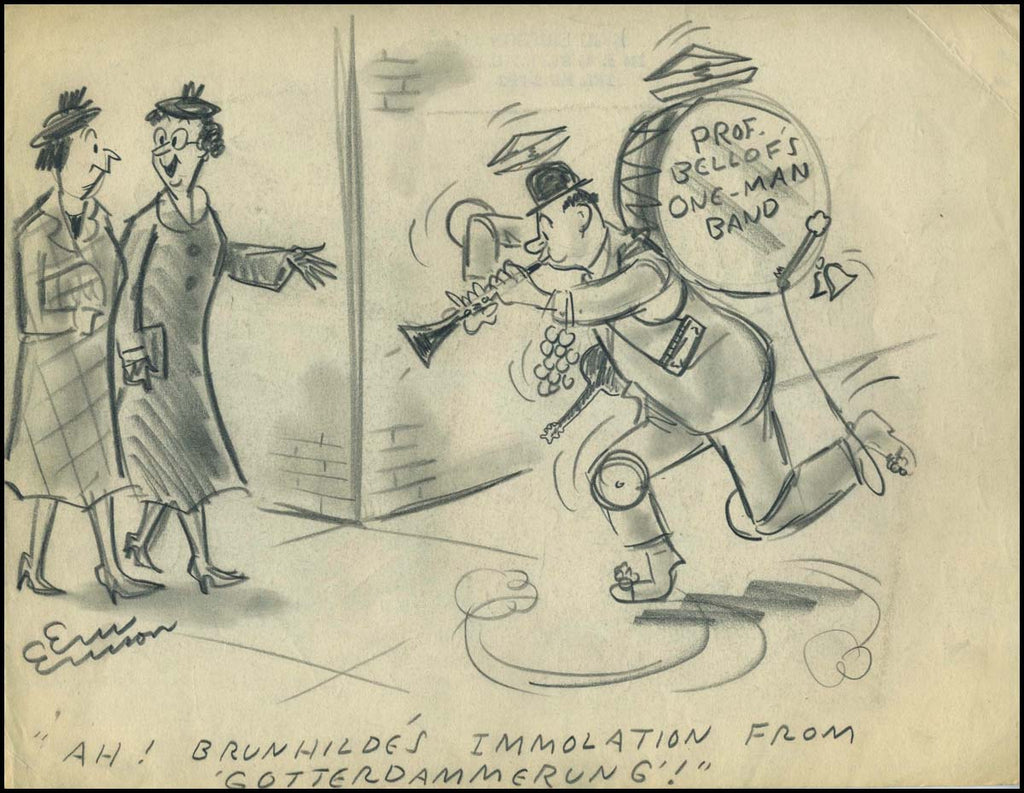 [Wagner, Richard. (1813–1883)] Ericson, Eric. (?–?) Humorous Cartoon ...