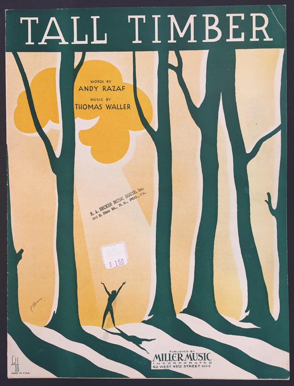 Waller, Thomas "Fats." (1904–1943) & Razaf, Andy. (1895–1973) "Tall Ti ...