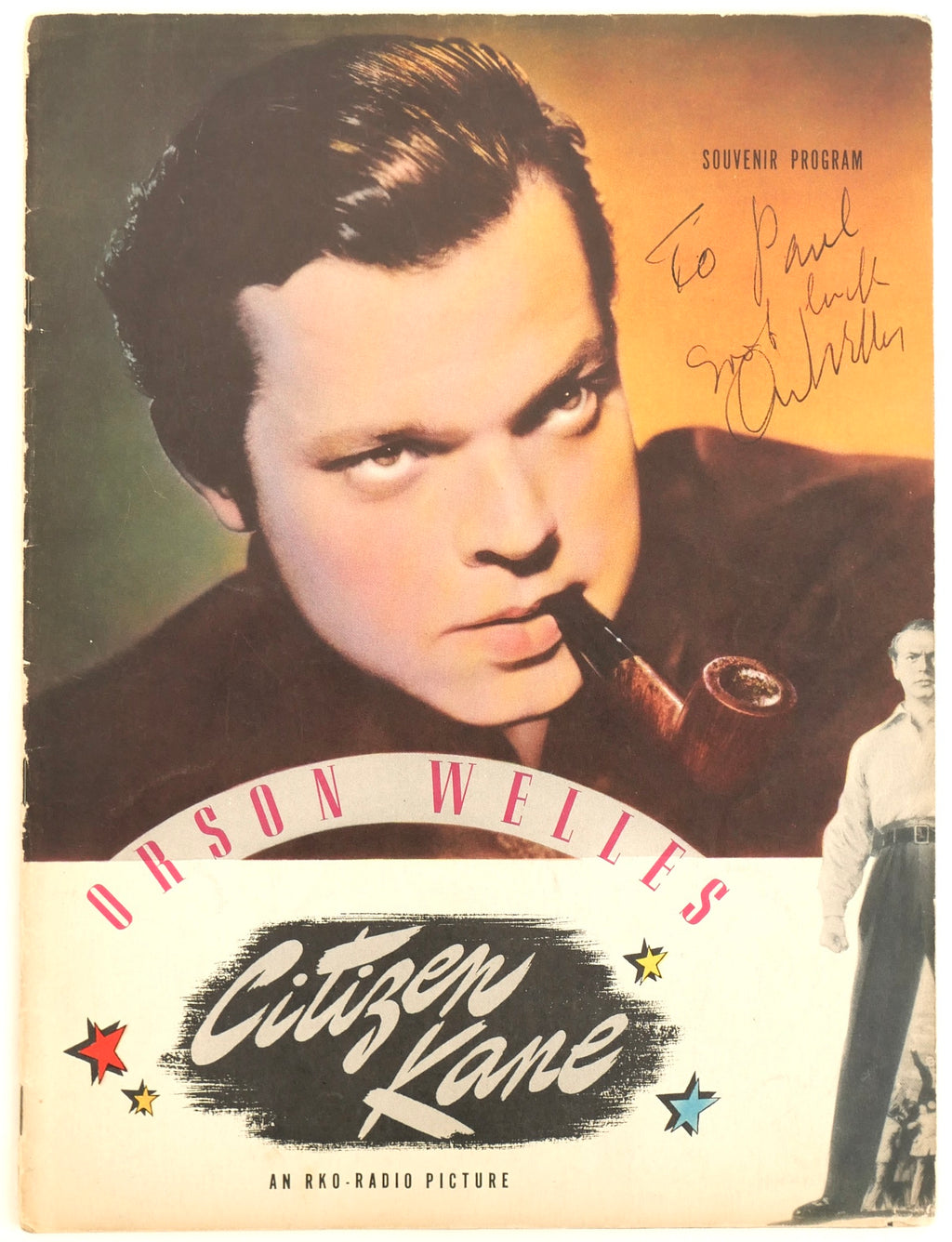 Welles, George Orson. (1915–1985) "Citizen Kane" Souvenir Program - SI ...