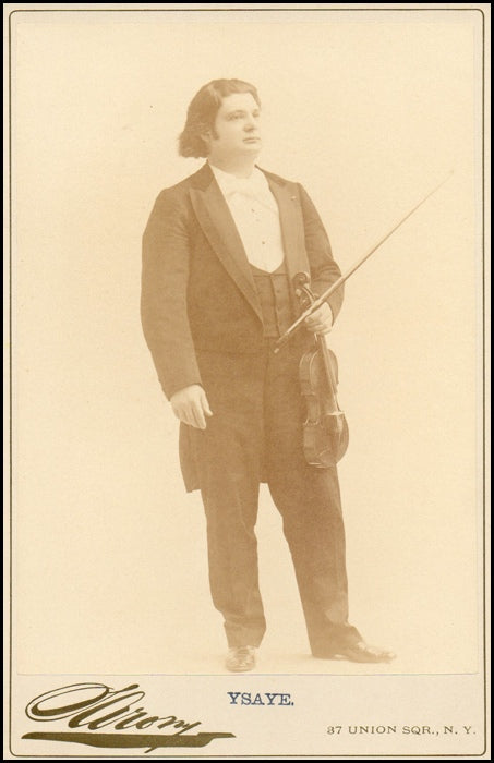 Ysaye, Eugene. (1858–1931) Original Cabinet Photograph – Schubertiade ...