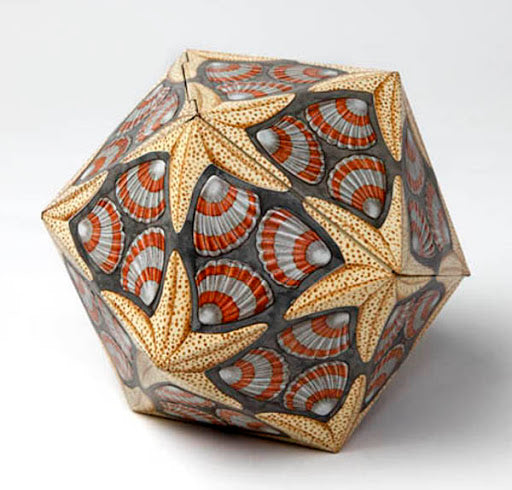 Escher, Maurits Cornelis. (1898-1972) Icosaeder (ICOSAHEDRON ...